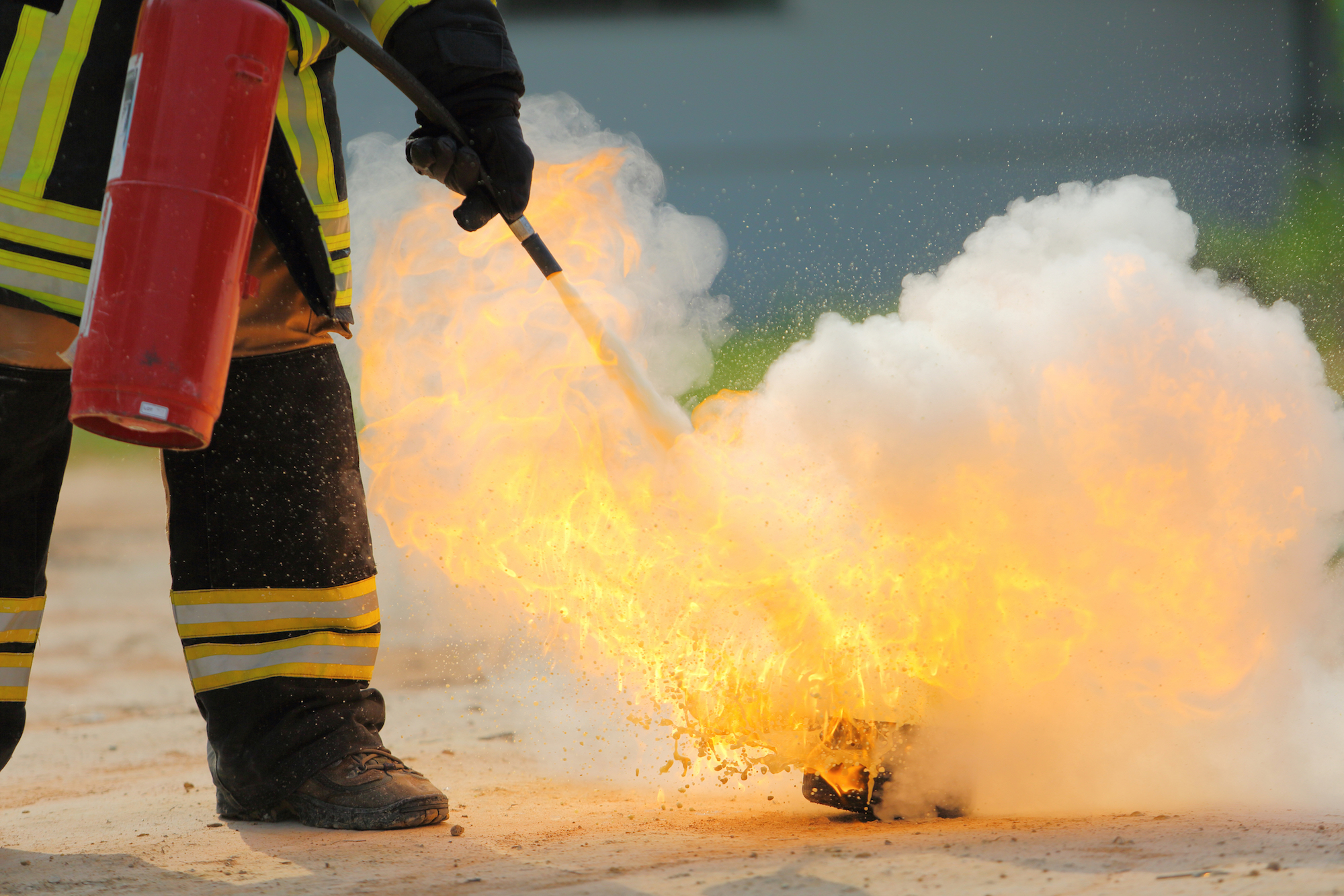 Fire extinguisher blaze | Construction UK Magazine