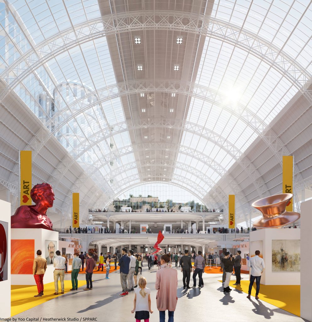 New image of Central Towers, £1bn regeneration of West London Olympia ...