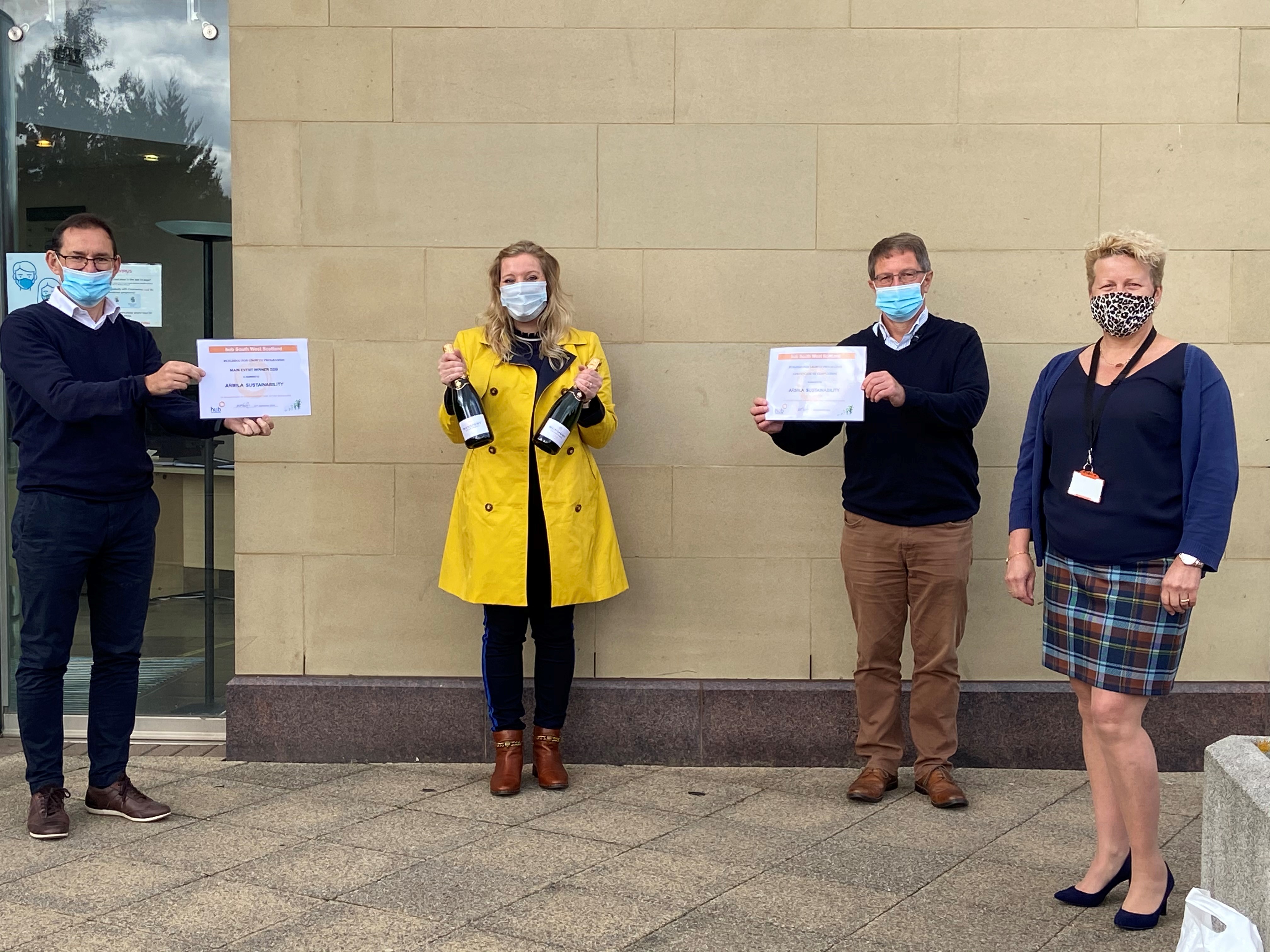 ARMILA Sustainability Services scoops first prize at hub South West’s ...