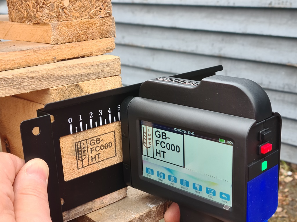 Timbermark offers handheld printers for timber frame assembly ...