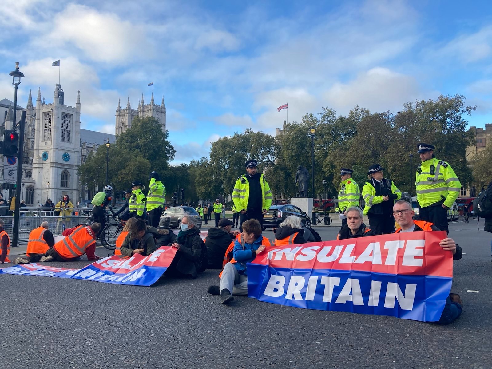 Insulate Britain blocks Parliament Square | Construction UK Magazine