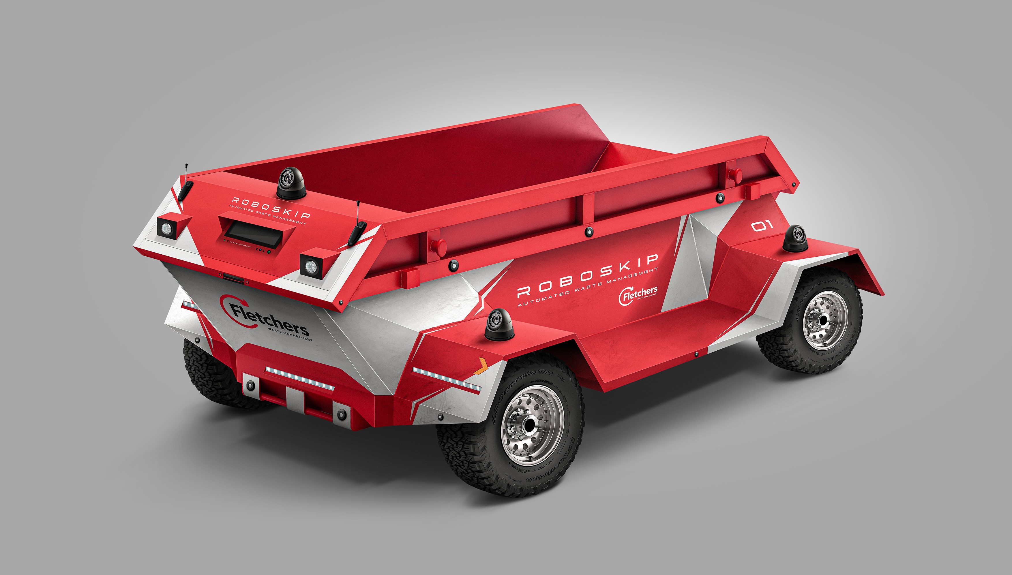 Roboskip – The World’s First Self-Driving Skip | Construction UK Magazine