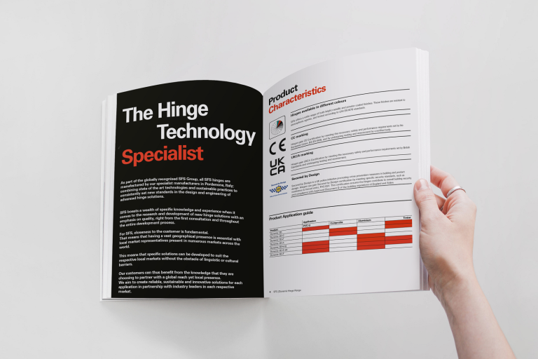 SFS updates Dynamic Hinge Brochure | Construction UK Magazine