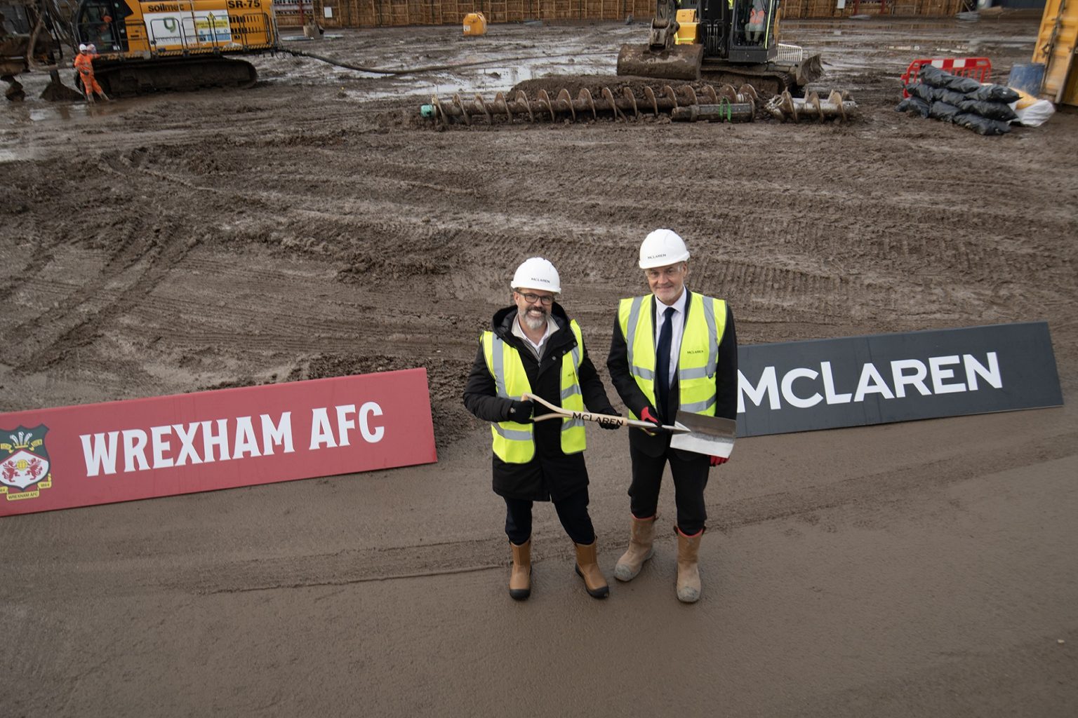 Groundbreaking ceremony marks major step forward in Wrexham AFC’s new ...