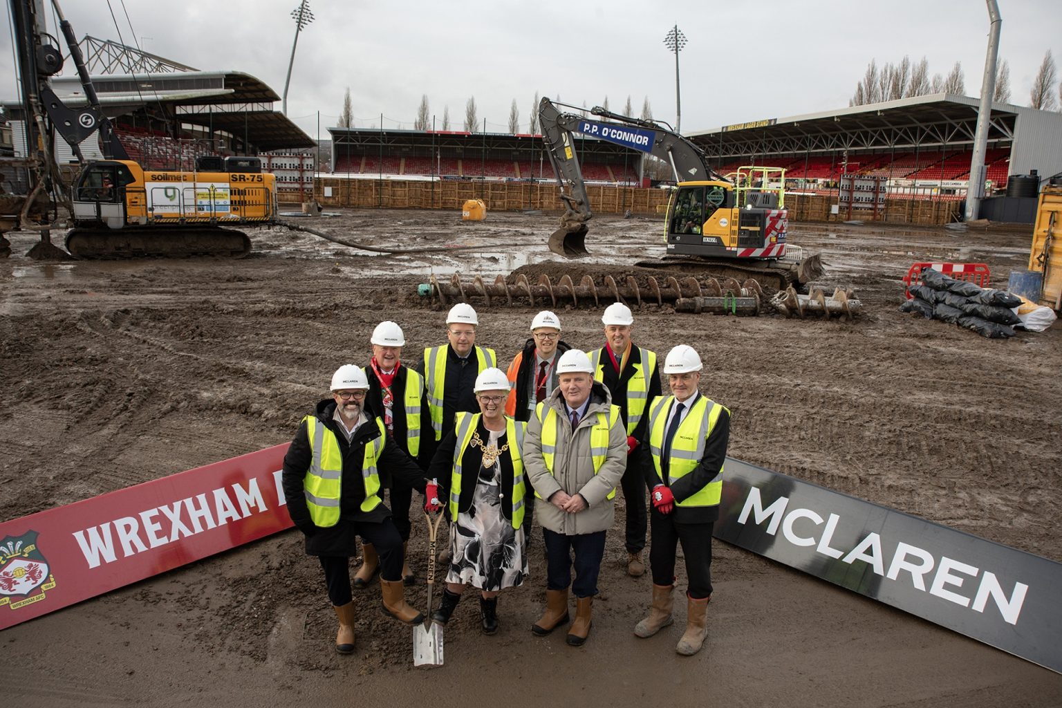 Groundbreaking ceremony marks major step forward in Wrexham AFC’s new ...